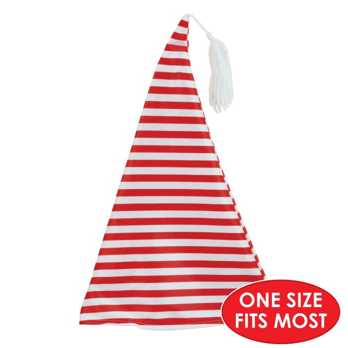 Red & White Striped Stocking Nightcap – Caufield's Novelty