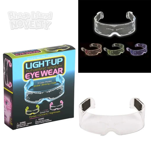 Futuristic Light Up Space Glasses – Caufield's Novelty