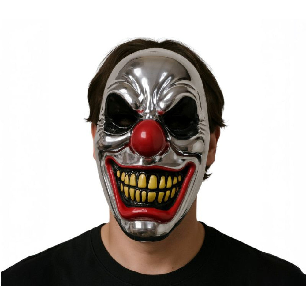 Chrome Killer Clown Mask – Caufield's Novelty