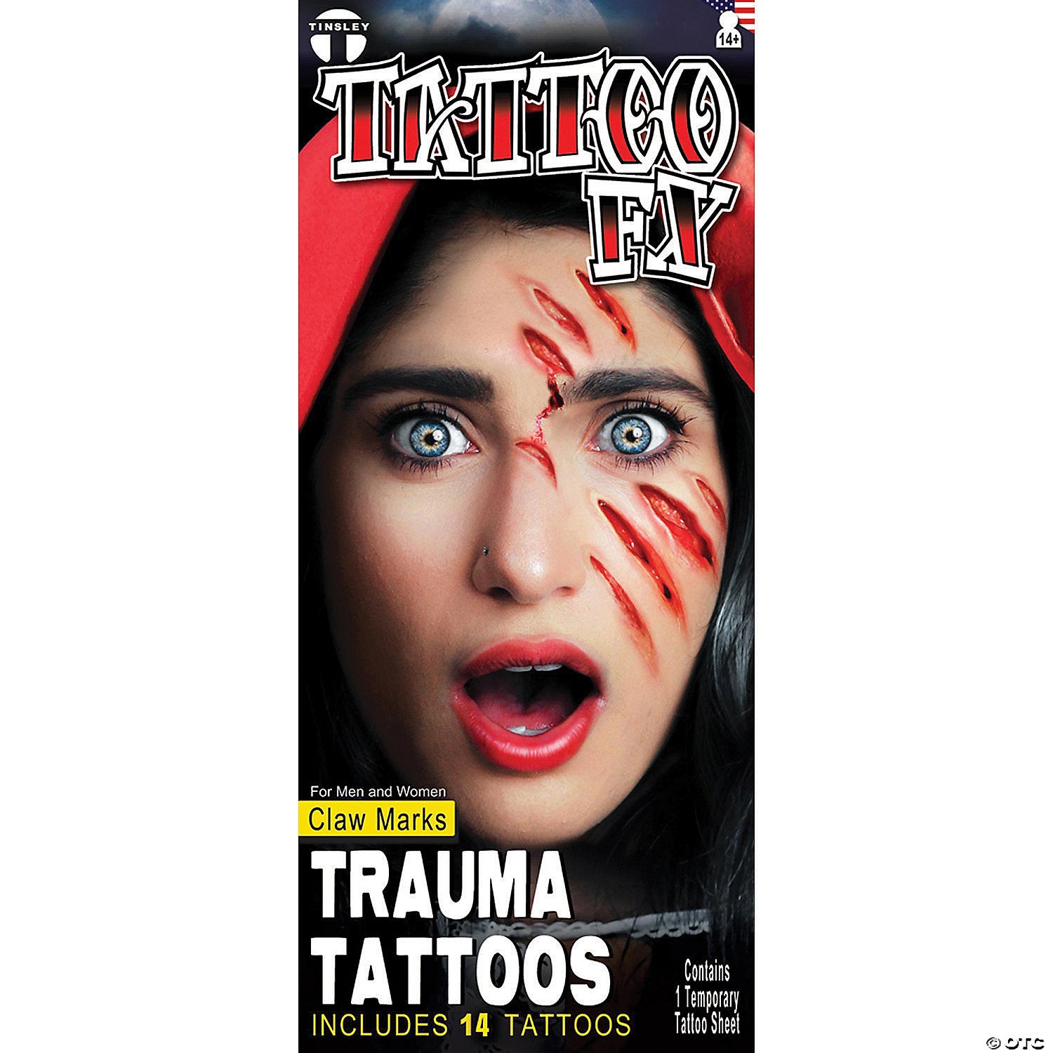 Claw Marks Trauma Tattoo – Caufield's Novelty