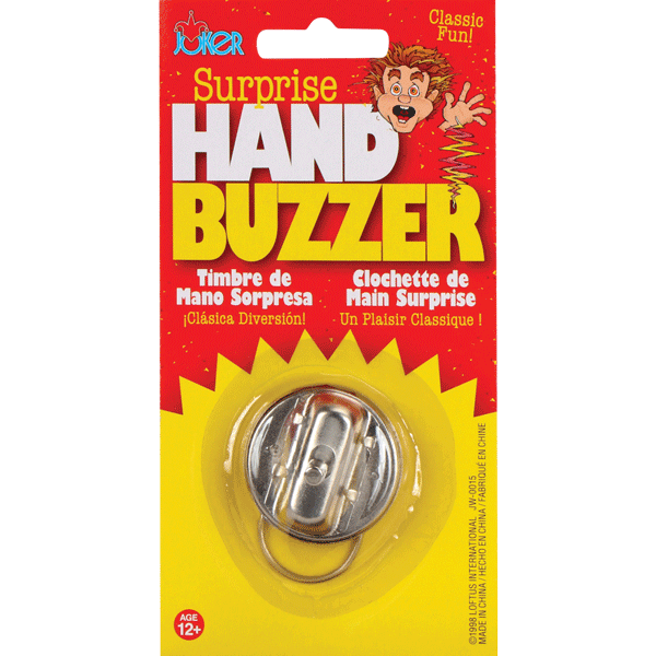 Metal Hand Buzzer Prank – Caufield's Novelty